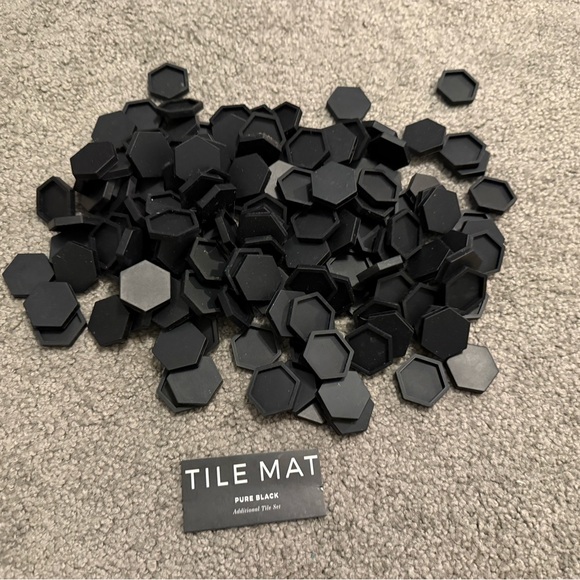 Letterfolk | Other | Letterfolk Pure Black Tiles Set | Poshmark